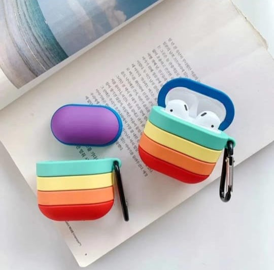 Rainbow Theme Case for Apple Airpods 1/2 – Grippie Chennai